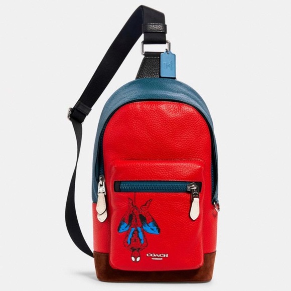 Coach | Bags | Coach X Marvel Spider Man West Pack Crossbody | Poshmark